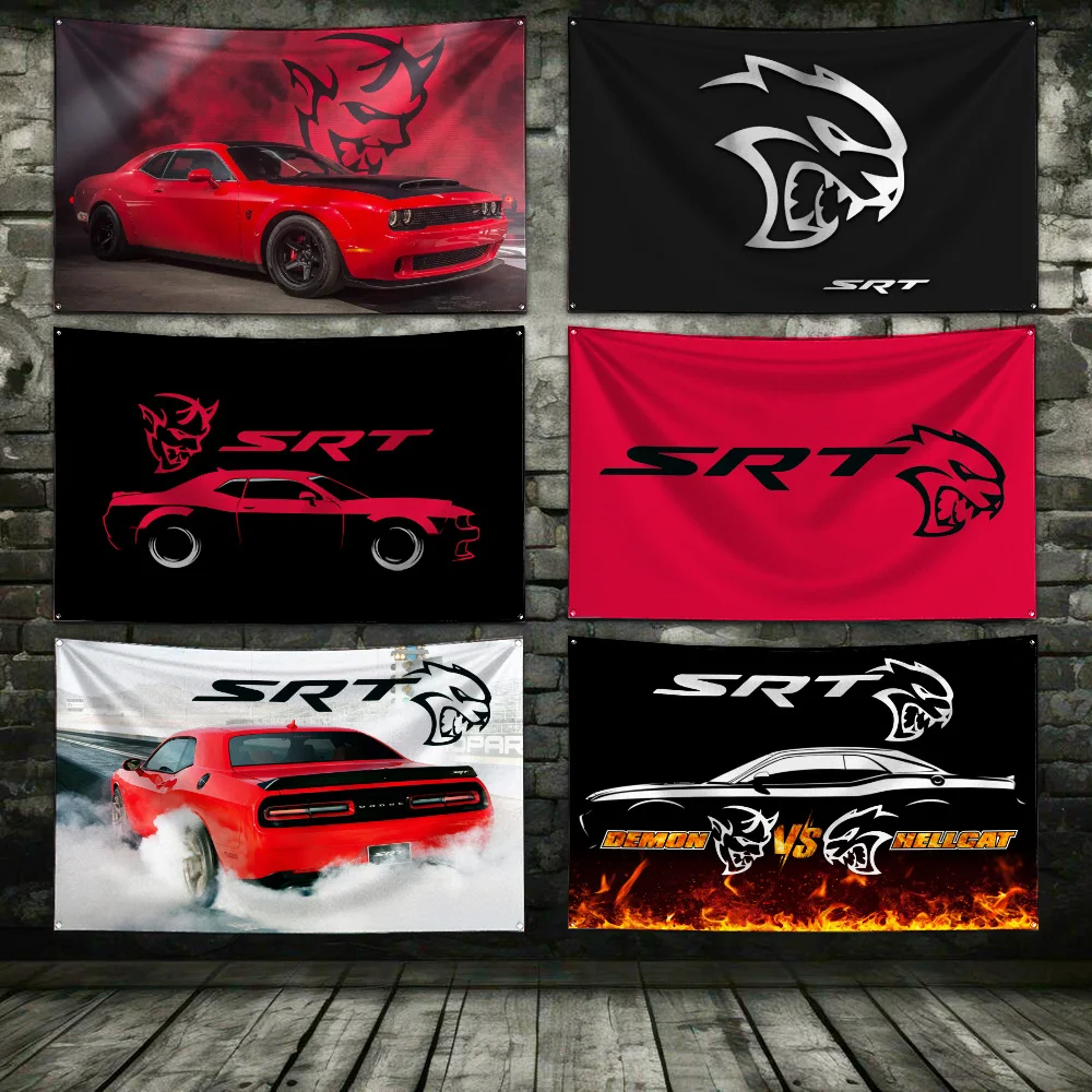 3x5-Ft-SRT-Hellcat-Demon-Dodges-Challenger-Flag-Polyester-Digital ...