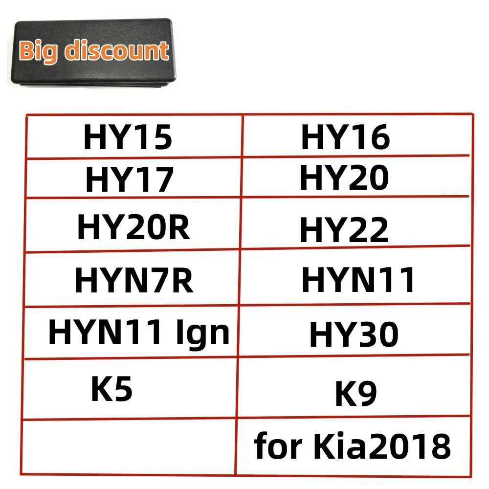 Lishi 2 in 1 Tool HY15 HY16 HY17 HY20 HY20R HY22 HYN7R HYN11 HY30 K5 K9 ...