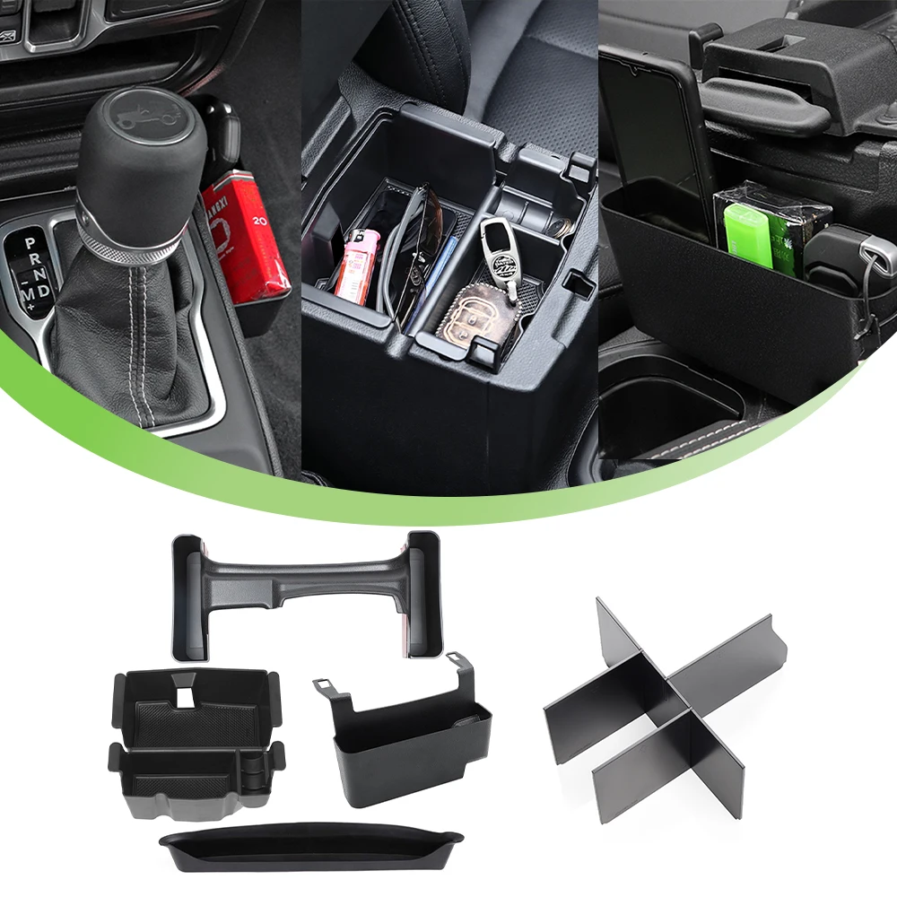 for-Jeep-Wrangler-JL-Gladiator-JT-2018-2023-Car-Armrest-Box-Storage ...