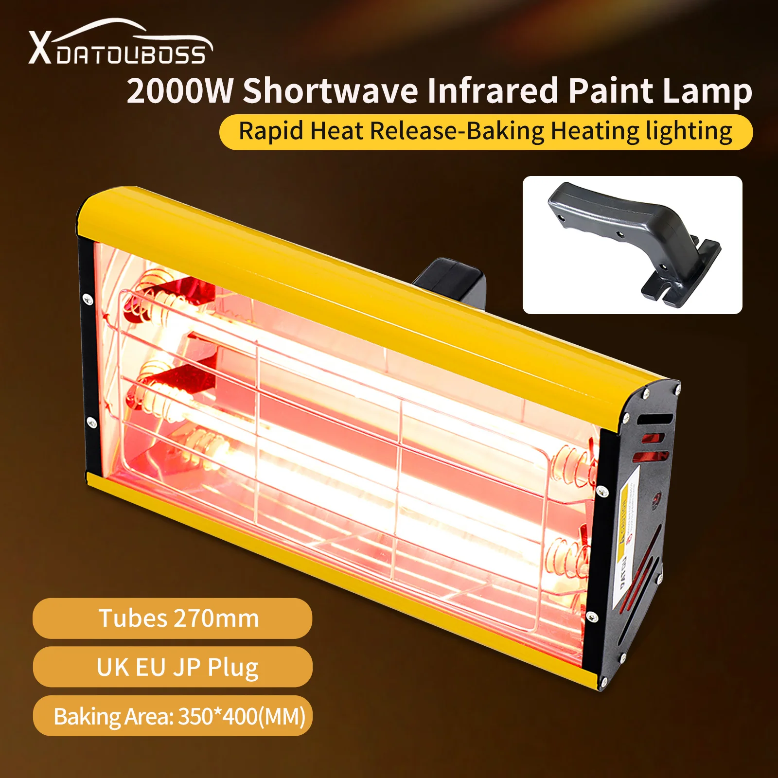 DATOU-Infrared-Paint-Curing-Lamp-2000W-Shortwave-Infrared-Heat-Lamp ...
