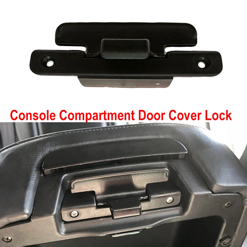 Black-Console-Compartment-Door-Cover-Lock-Plastic-Center-Fit-For-LEXUS ...