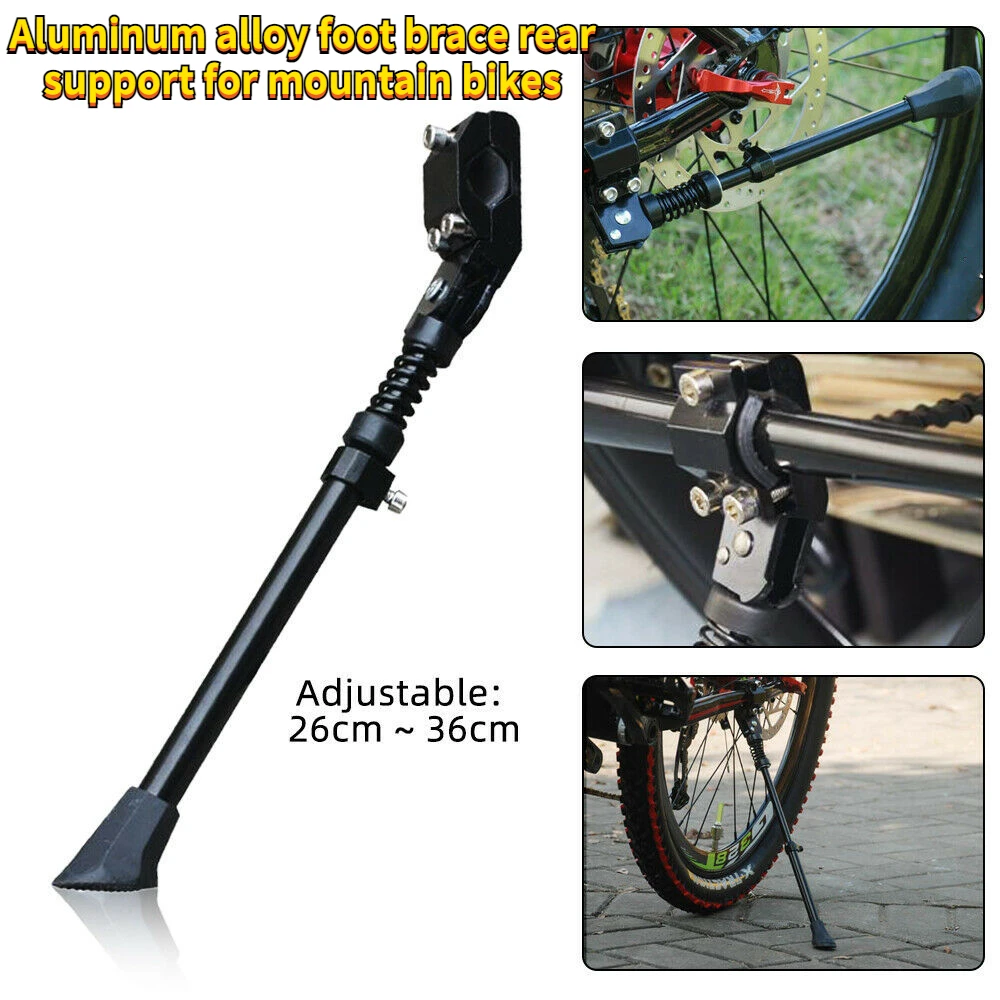 Adjustable-26-36cm-Bicycle-Kickstand-Mountain-Bike-MTB-Aluminum-Side ...