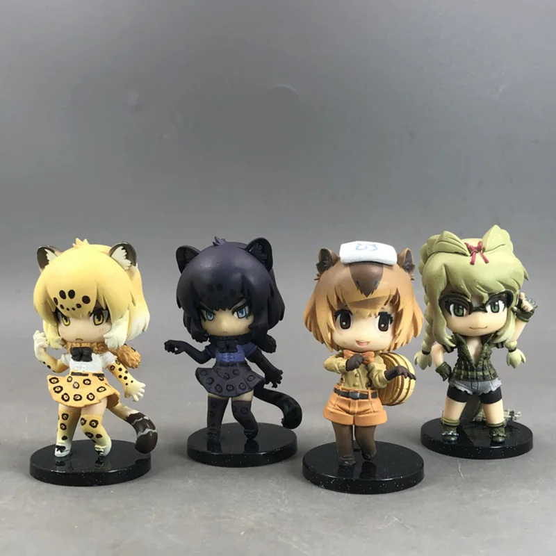 Kemono-Friends-Action-Figure-Leptailurus-Serval-4-Kinds-Q-Version ...