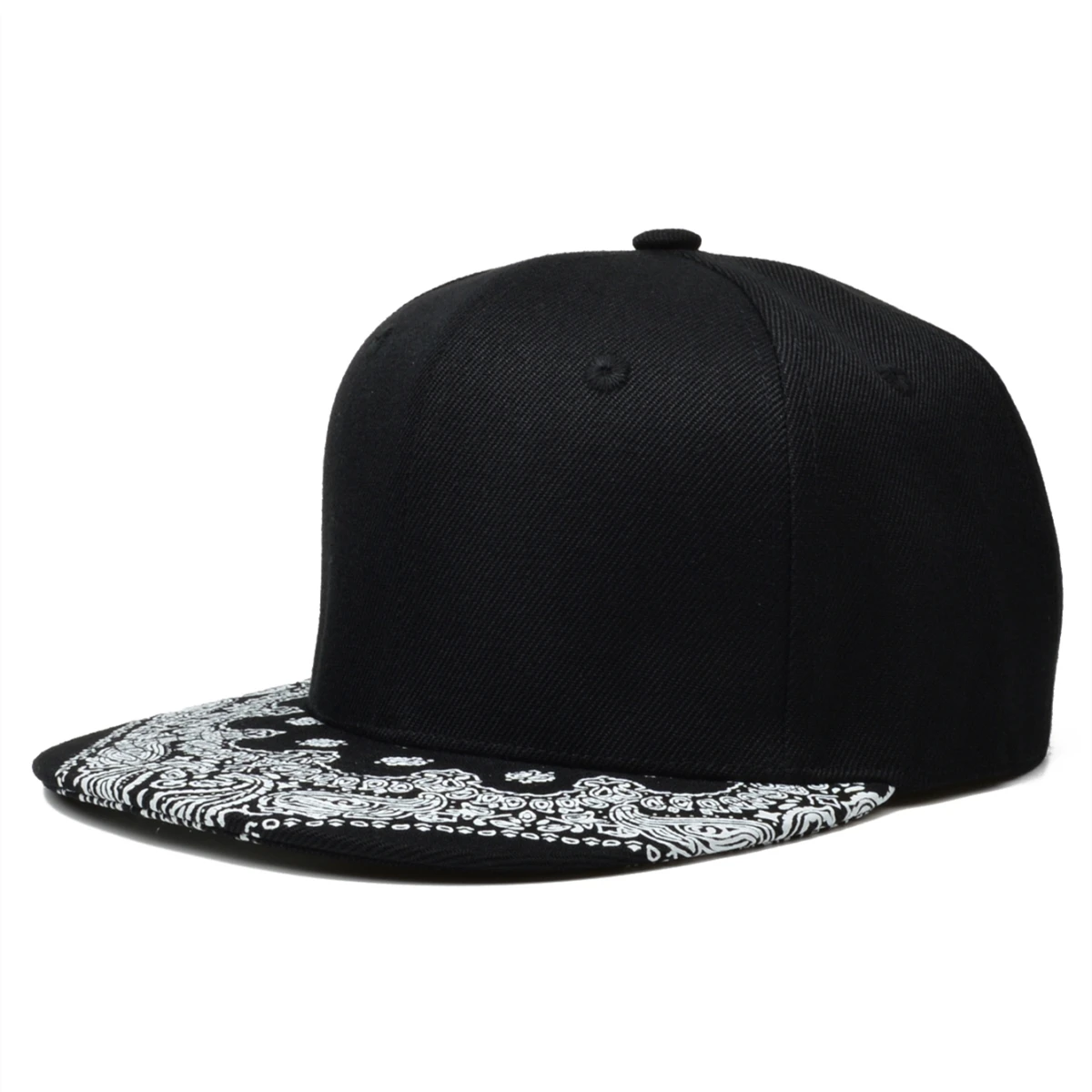 Snapbacks-negros-estampados-para-hombres-y-mujeres-sombreros-de-b-isbol ...
