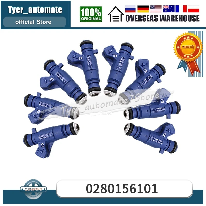 8Pcs-Fuel-Injectors-0280156101-For-2003-2004-2005-2006-Porsche-Cayenne ...