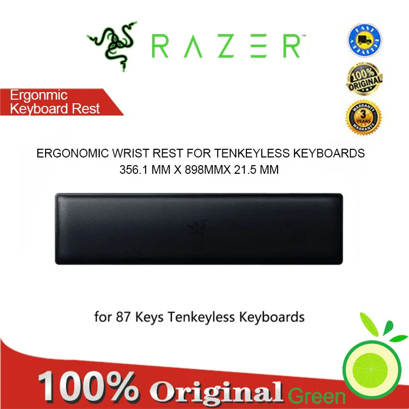 Razer Teclado Ergonômico Resto 87 teclas Teclado ergonômico descanso pulso| | - AliExpress