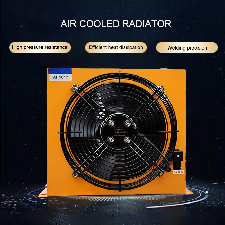 AH1012T-Hydraulic-Air-Cooler-Air-Cooled-Oil-Radiator-24V-12V-220V-380V ...