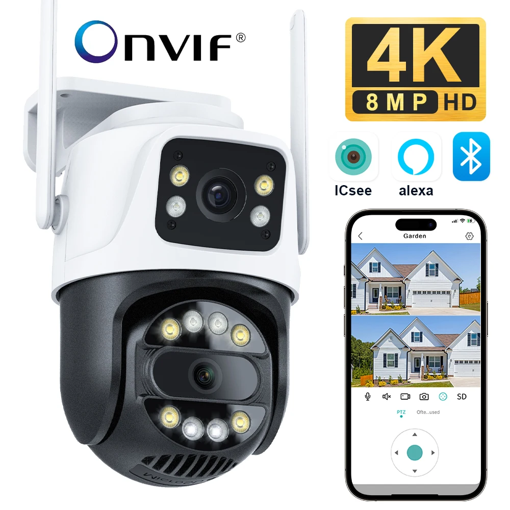 4K-8MP-HD-Wifi-PTZ-Camera-Outdoor-3K-6MP-Dual-Lens-Dual-Screen-AI-Auto ...