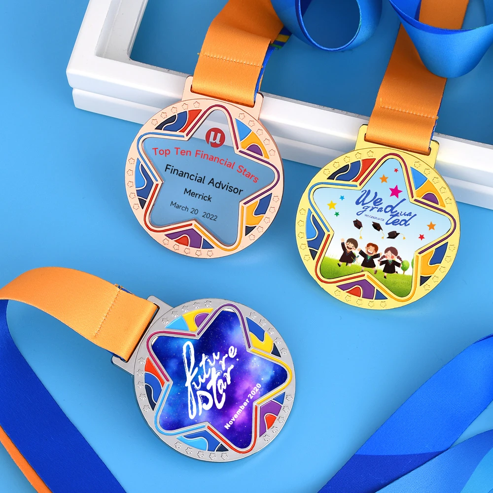 Creative Acrylic Medal Children's Medals Award Custom Transparent Medal ...