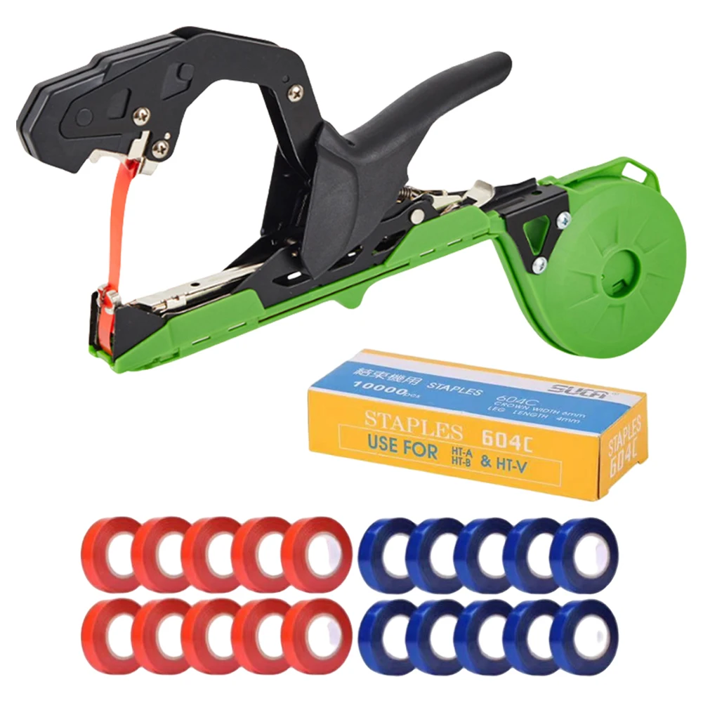 Branch Binding Machine with 10000 Staples 20 Rolls Tape Handheld Plant ...