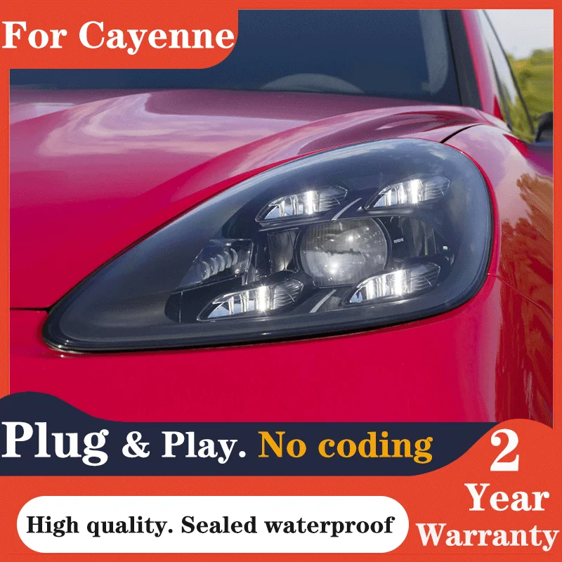 Car-Styling-for-Porsche-Cayenne-Headlight-2011-2018-Cayenne-Head-Lamp ...