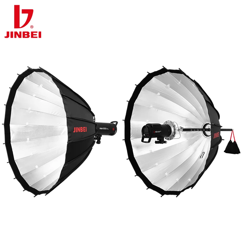 JINBEI-90-120cm-Quick-Release-Deep-Reflective-Softbox-Honeycomb-Bowens-Mount-with-Zoom-Focus-Kit ...