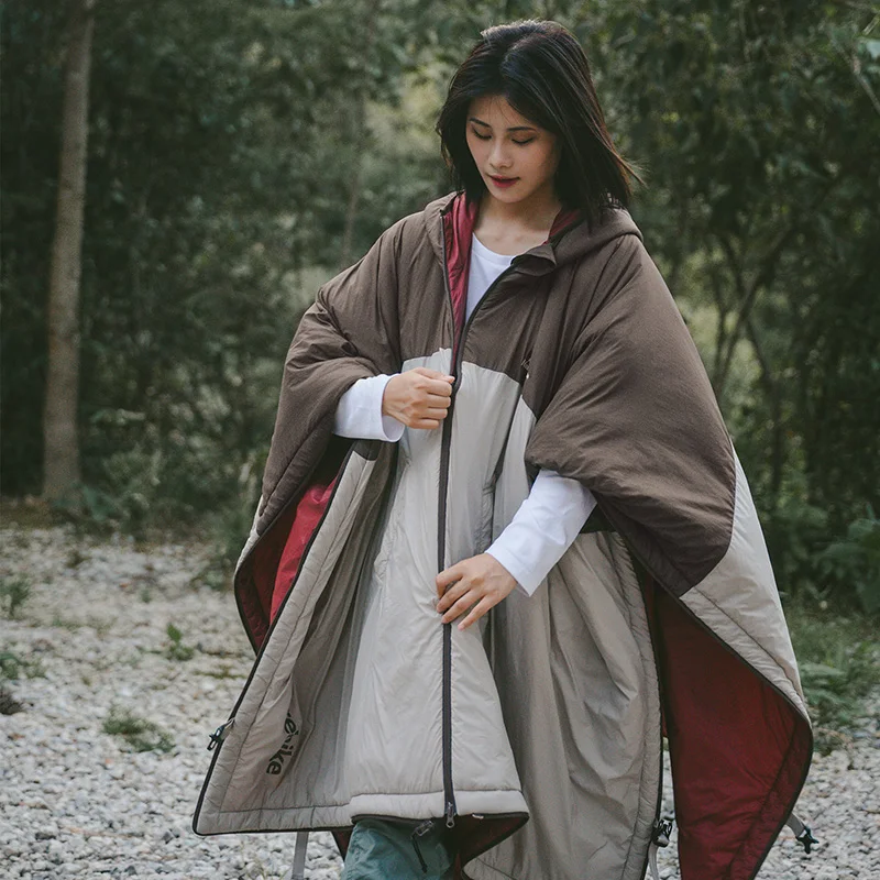 Naturehike-Cardigan-Design-Cloak-Camping-Sleeping-Bag-Outdoor-Windproof ...