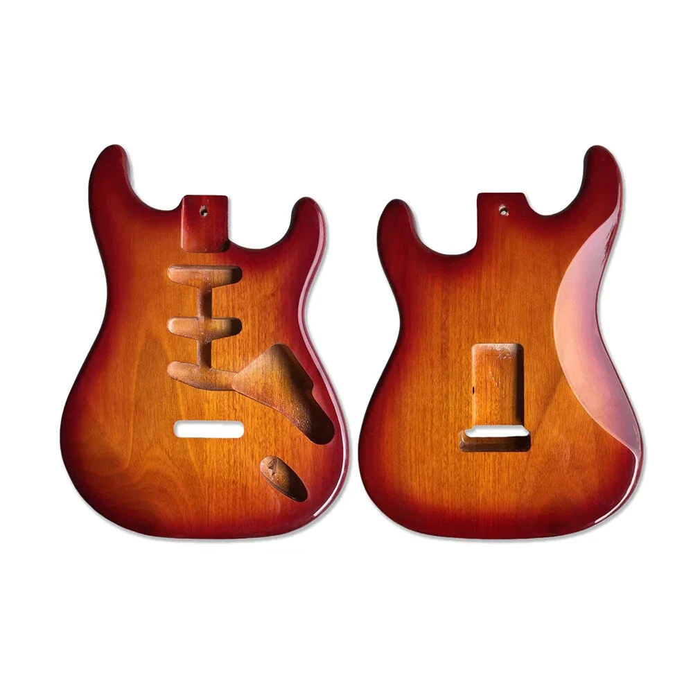 Electric Guitar Body Mahogany Wood Nice Painting Bolt on mahogany ...