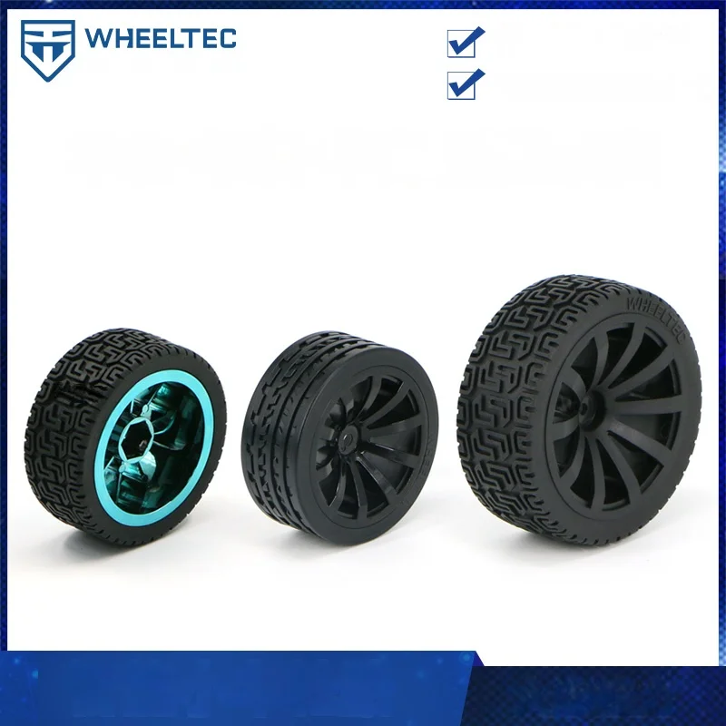 65mm-Rubber-Tire-Robot-Sponge-Liner-85mm-Smart-Car-Wheel-Two-Wheel-Self ...