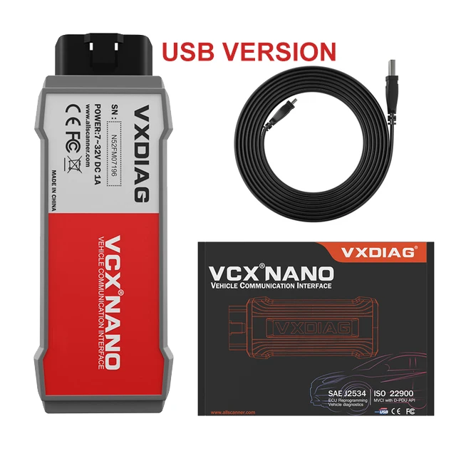 VXDIAG VCX NX500 For Ford/Mazda 2 in 1 IDS V128 J2534 ECU Programming ...