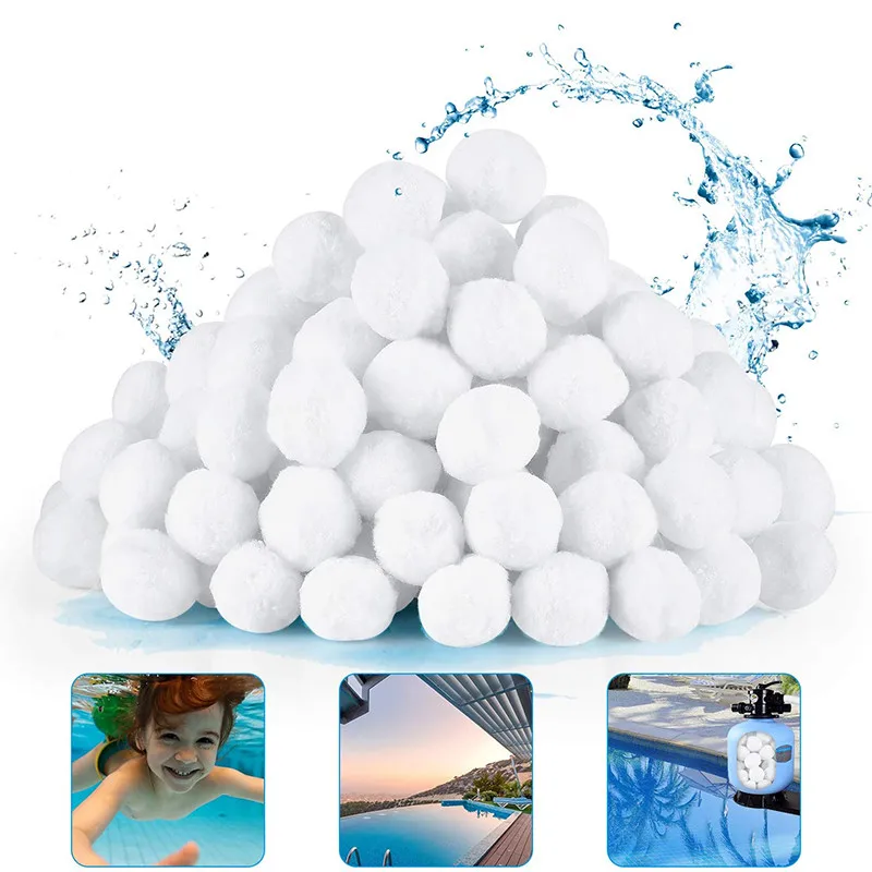 Pool Filter Balls Polyester Eco-Friendly Replacement Fiber Media for ...