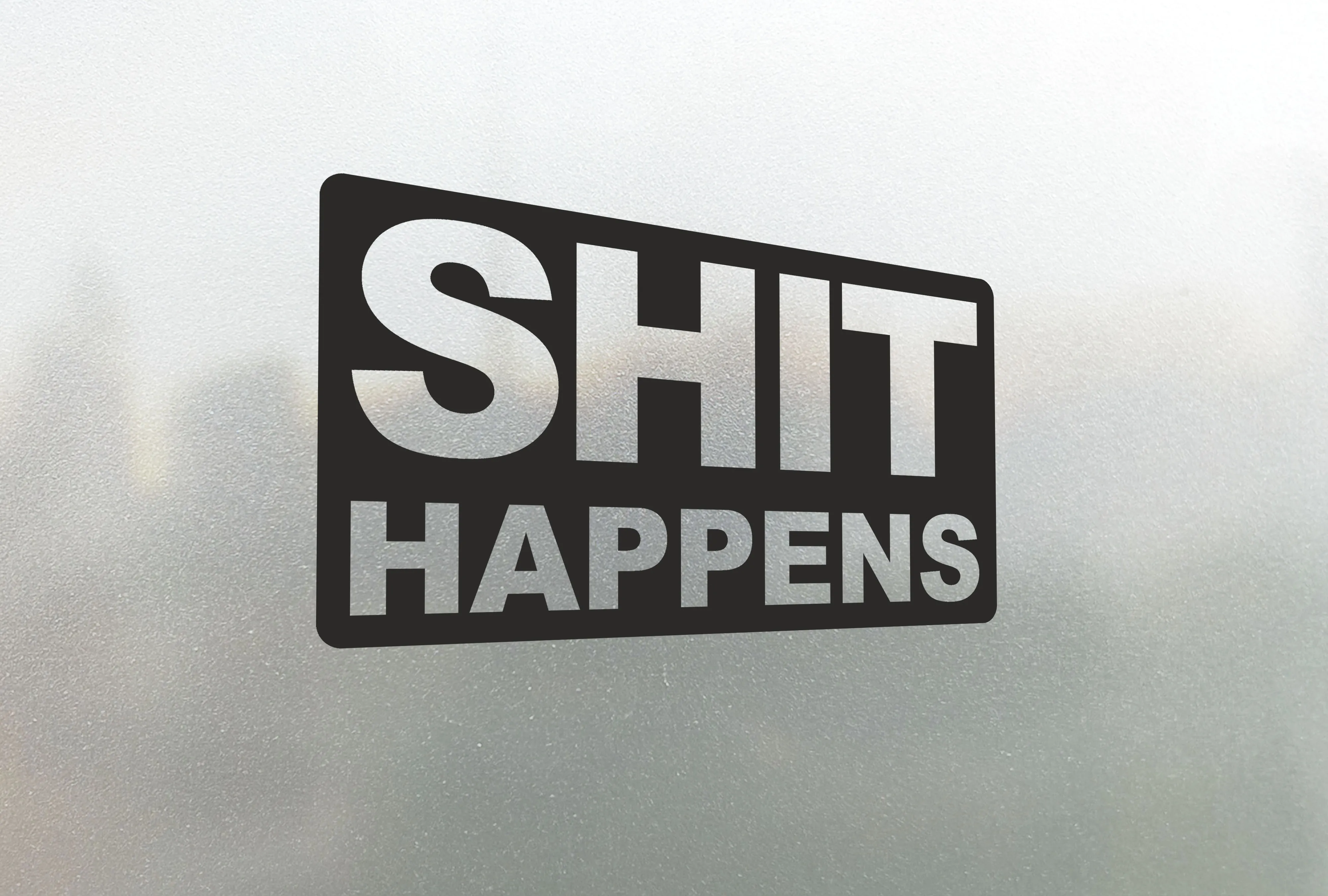 Shit Happens Bumper Sticker