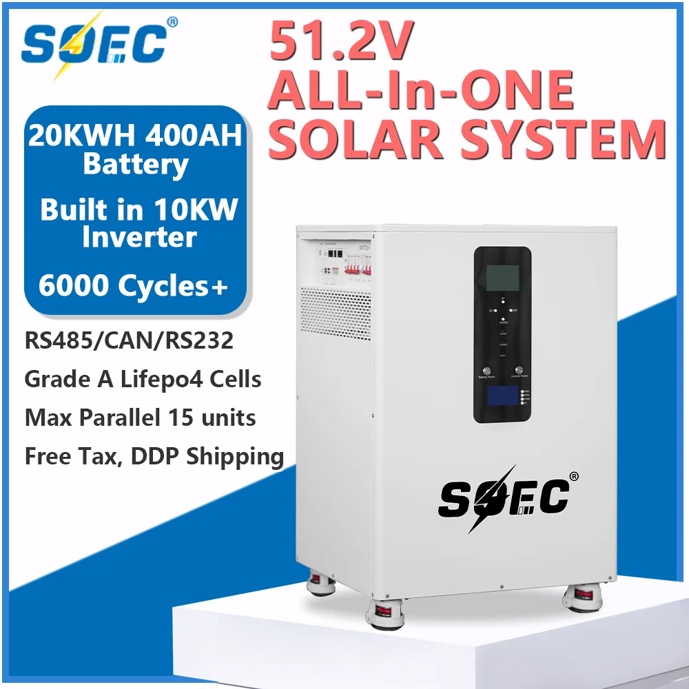 20KWh-LiFePO4-Battery-51-2V-400Ah-PowerWall-6000-Cycles-Built-in-BMS ...