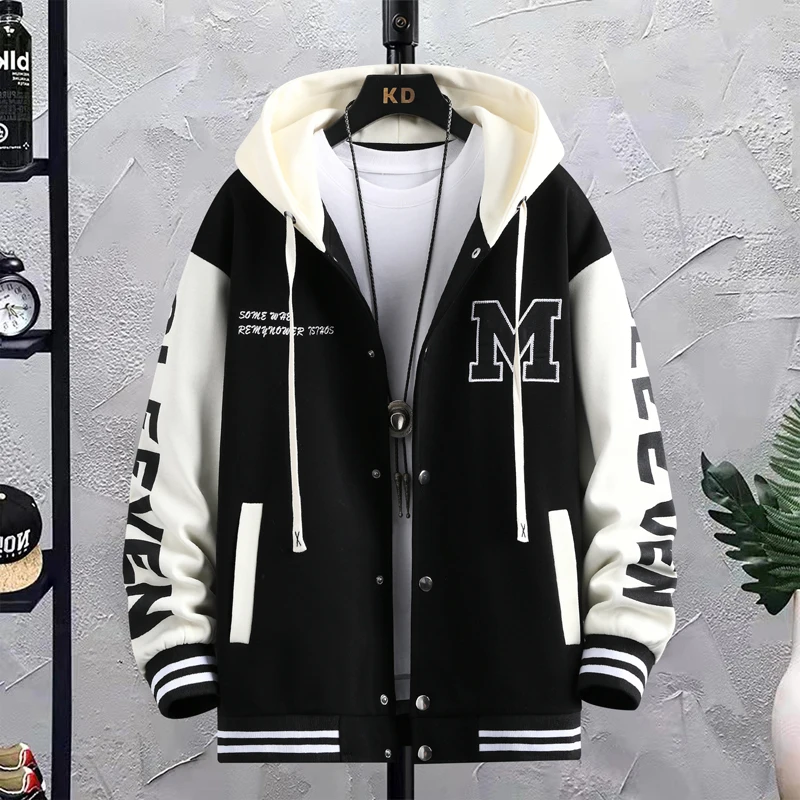 Capital-R-Letter-Printing-Trend-Unisex-Jacket-Fashion-Streetwear-Hip ...