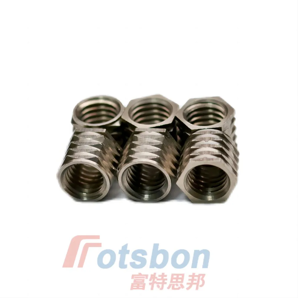 Hot-Melt-Injection-Molding-Stainless-Steel-Press-In-Threaded-Inserts ...