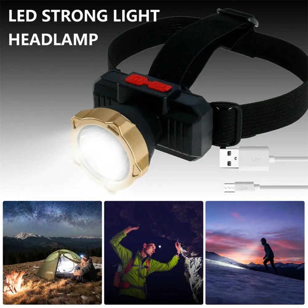 Shockproof Compact Outdoor LED Head Flashlight Lightweight Emergency ...