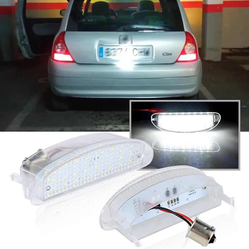 LED-License-Number-Plate-Light-for-Renault-Clio-Sport-MK2-Clio-II-1998 ...