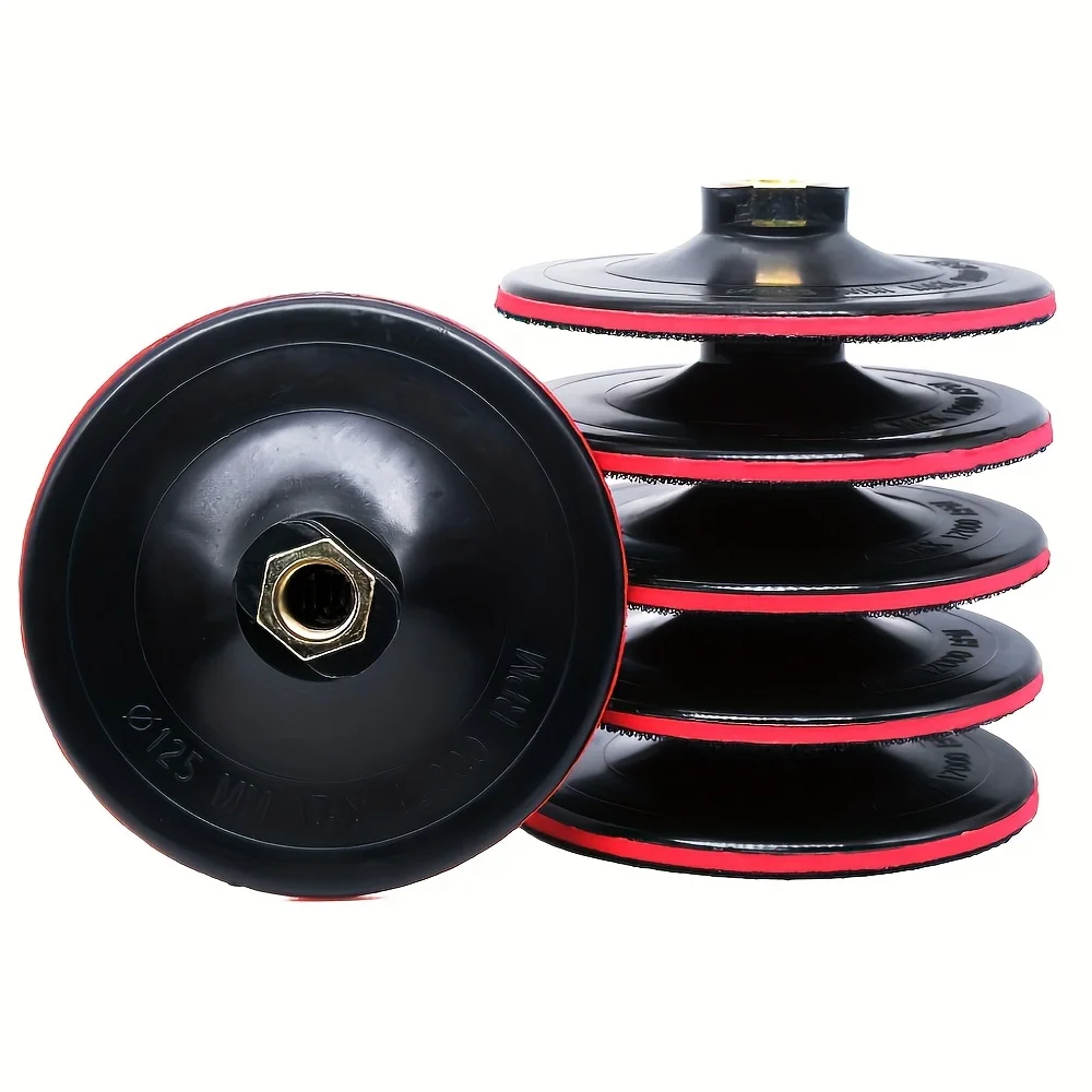 1PCS-5-Inch-Foam-Plastic-Backing-Pad-M14-5-8-11-Sanding-Disc-Backer-For ...