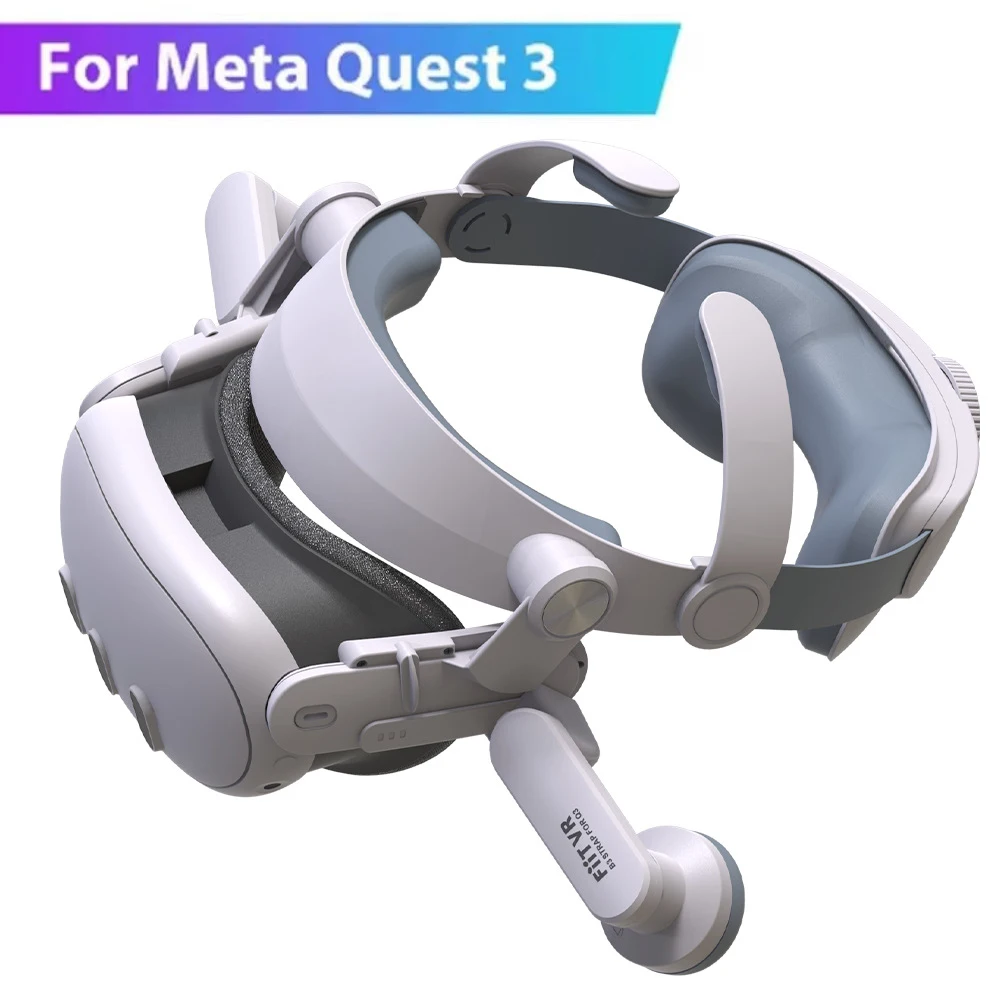 T300 Head Strap Ear Muffs For Meta Quest 3 VR Headset Enhanced Sound ...