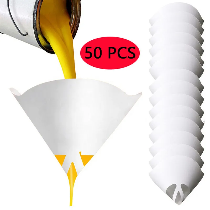 100-Mesh-Paint-Filter-funnel-Paper-Purifying-Straining-Cup-Disposable ...