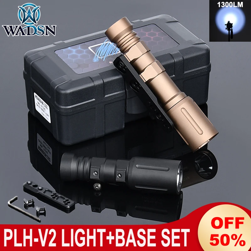 WADSN-PLH-V2-Flashlight-Metal-White-LED-Plhv2-Spotlight-Mount ...