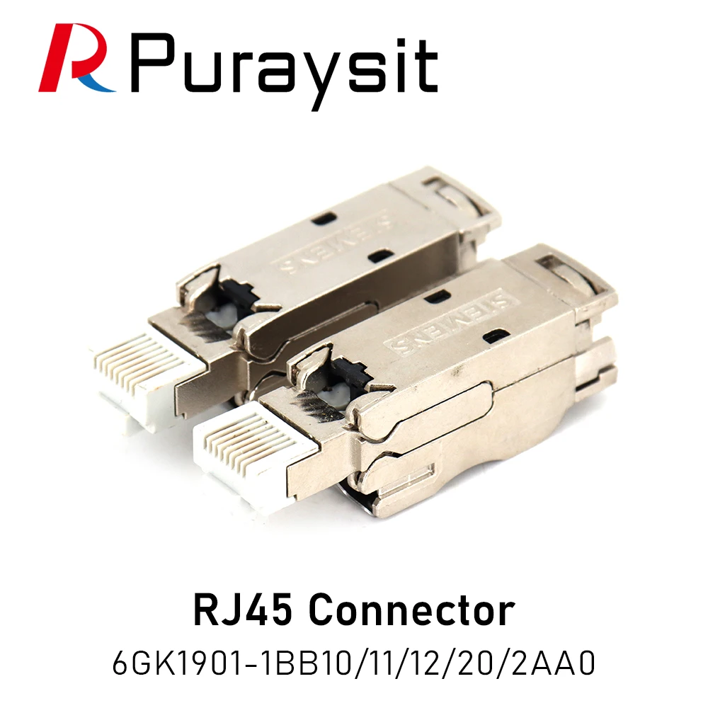 Purysit conector de cable Ethernet Industrial RJ45, 4 núcleos, cabeza ...