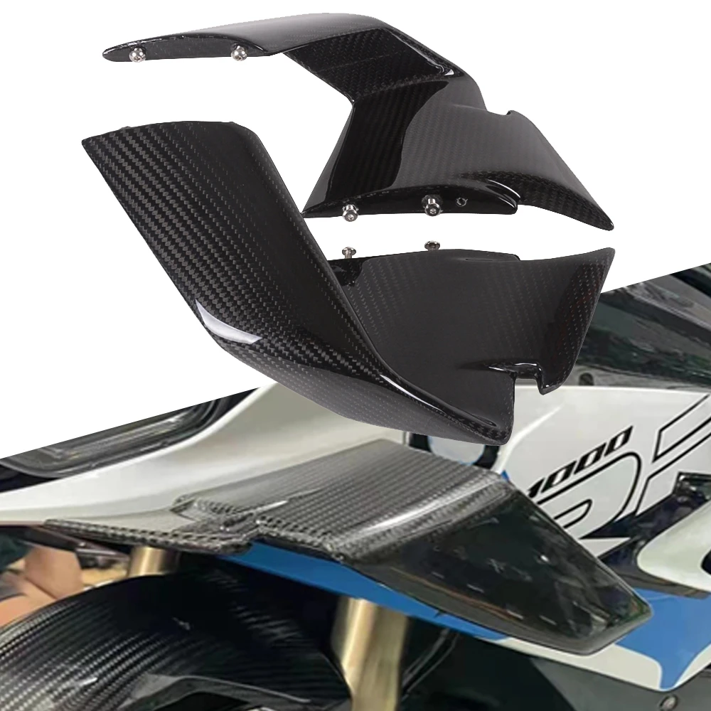 Motorcycle Parts Aerodynamic Front Spoiler 100% Carbon Fiber For BMW ...
