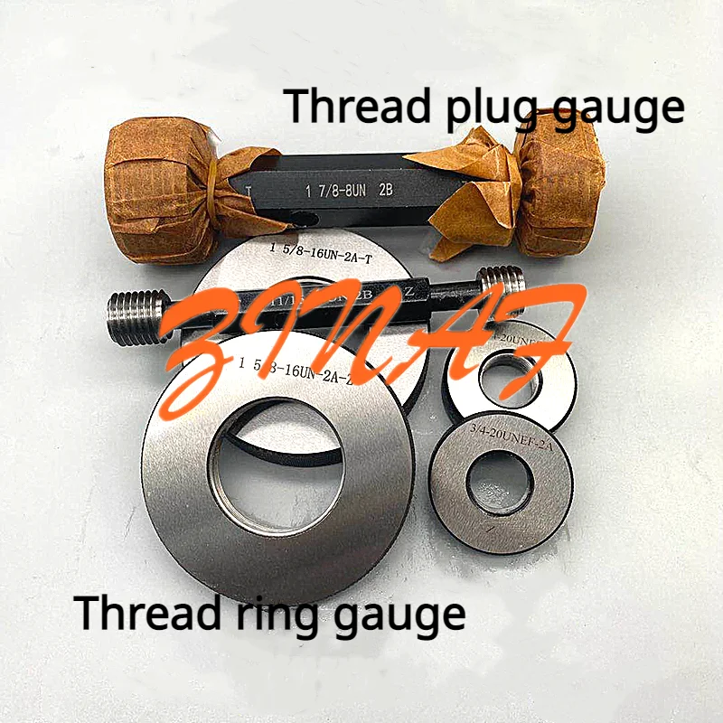 Thread Plug Gauge/Ring gauge 2B/2A UNC UNF Thread gauge Through-stop ...