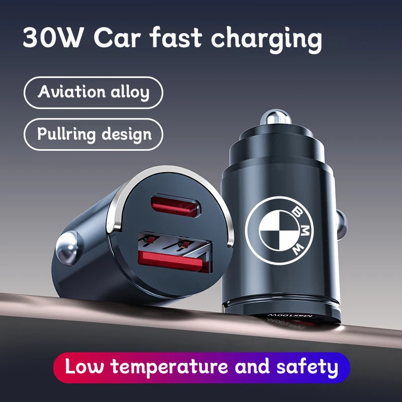 Cargador-r-pido-para-coche-puertos-USB-tipo-C-adaptador-de-corriente ...