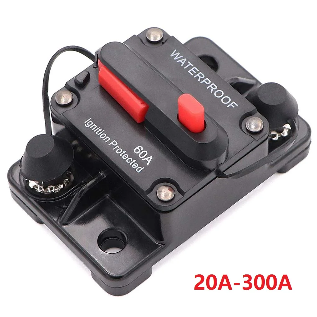 20A To 300A Circuit Breaker With Manual Reset For Car Audio System ...