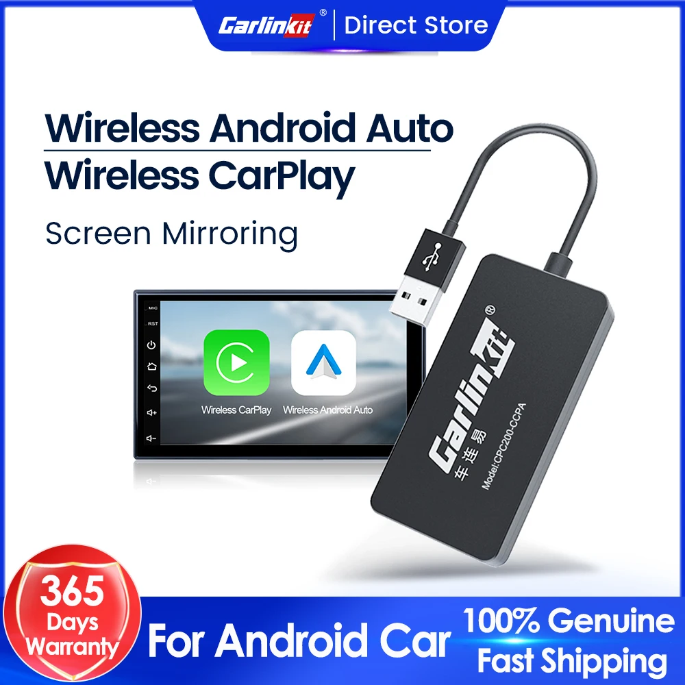 Carlinkit-CarPlay-inal-mbrico-para-coche-Unidad-Principal-Android-Dongle-autom-tico-Mirror ...