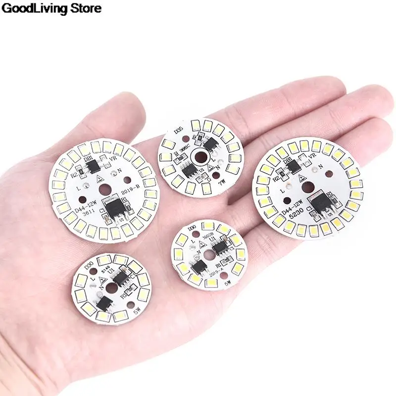 SMD-Placa-M-dulo-Circular-Fonte-de-Luz-Placa-Chip-LED-L-mpada-Patch ...