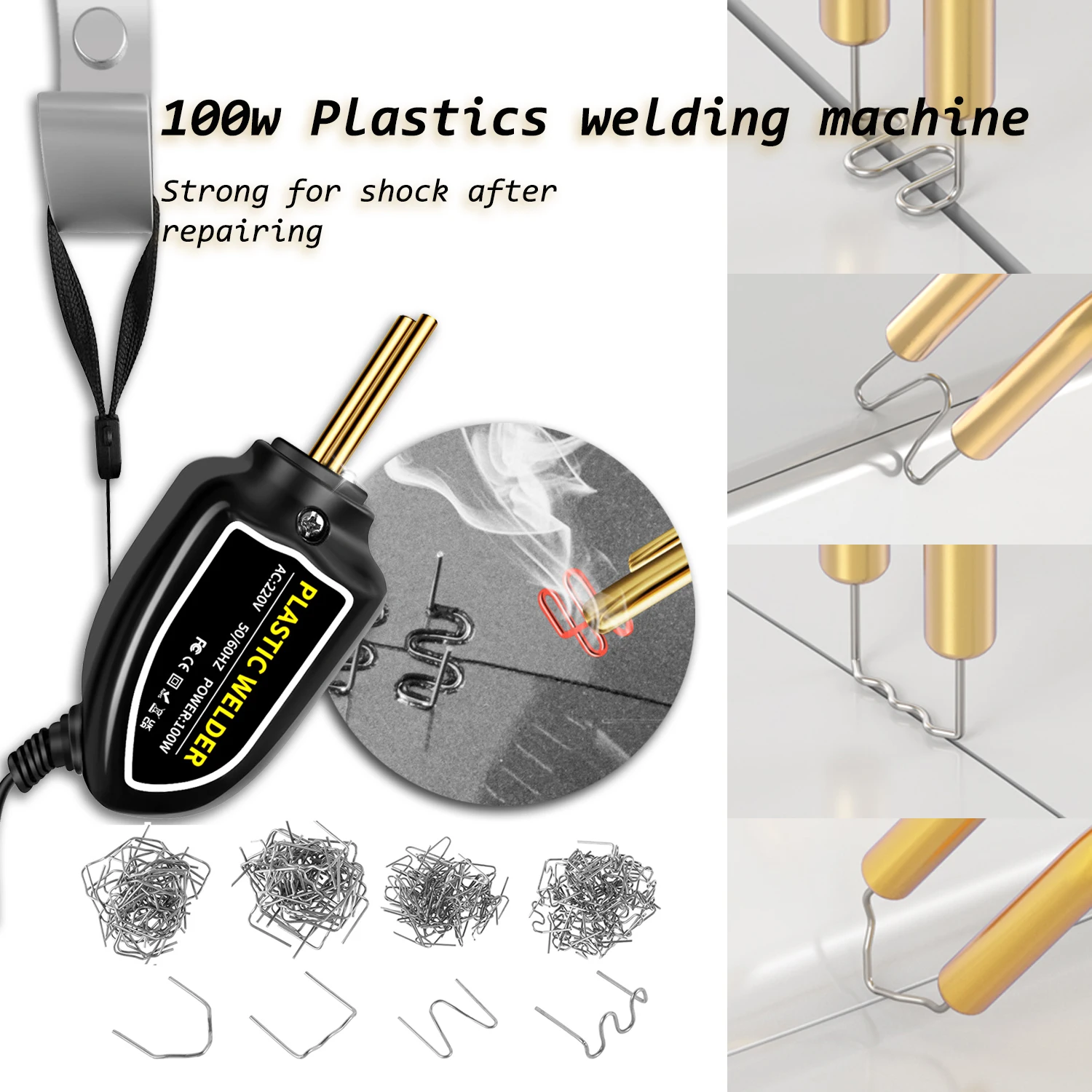 Portable-100W-Car-Bumper-Repair-Plastic-Welding-Machine-Kit-Heat-Gun ...