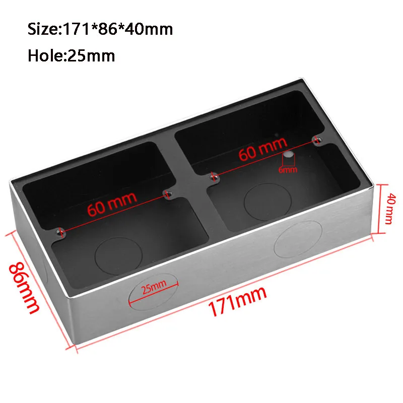 Double-Triple-Type-86-Stainless-Steel-Button-Box-Surface-Mount ...