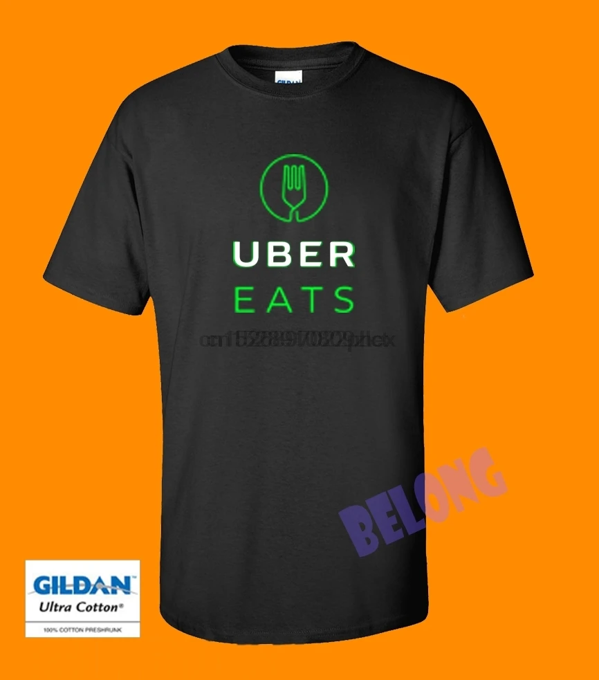New Eats Online Driver Uber Logo Mens Tshirt Tee Size S XXL USA ...
