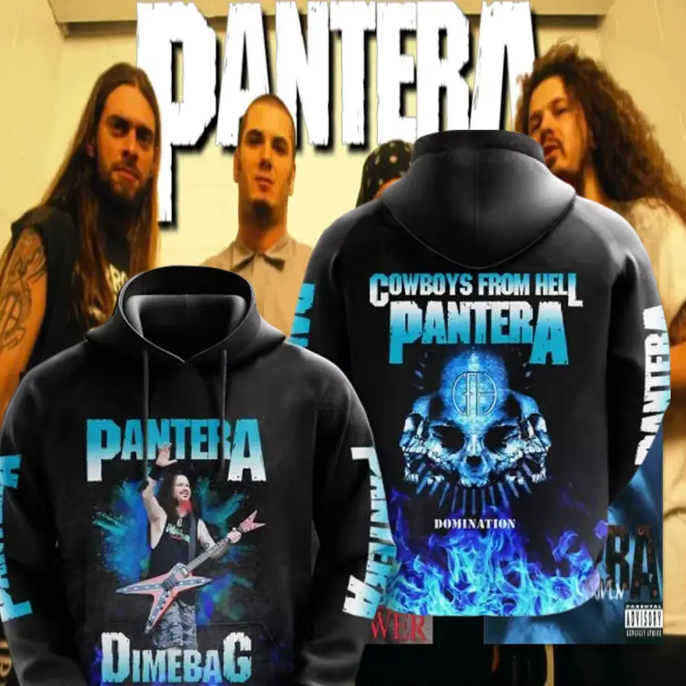 2025 New Heavy Metal Rock Band Pantera 3d Print Hoodies Men Women ...