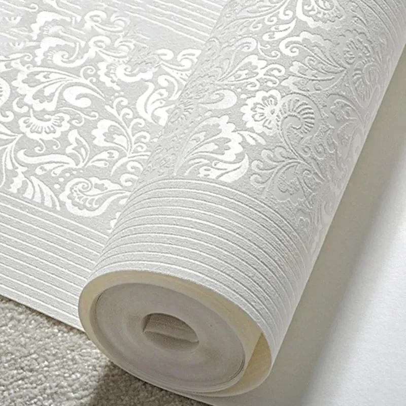 Self-Adhesive-Non-woven-Wallpaper-Rolls-with-Sculptured-Patterns-Solid ...