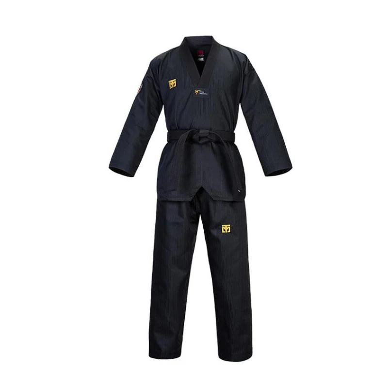 New-Mooto-Black-Taekwondo-Unforms-Professional-World-Taekwondo-tracking ...