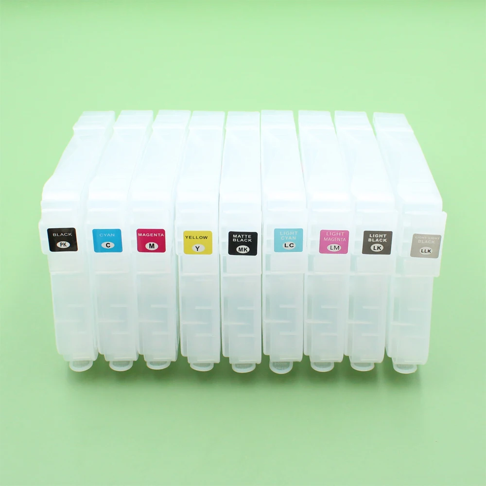 280ml-9Colros-T8501-T8509-Refillable-Ink-Cartridges-with-permanent-Chip ...
