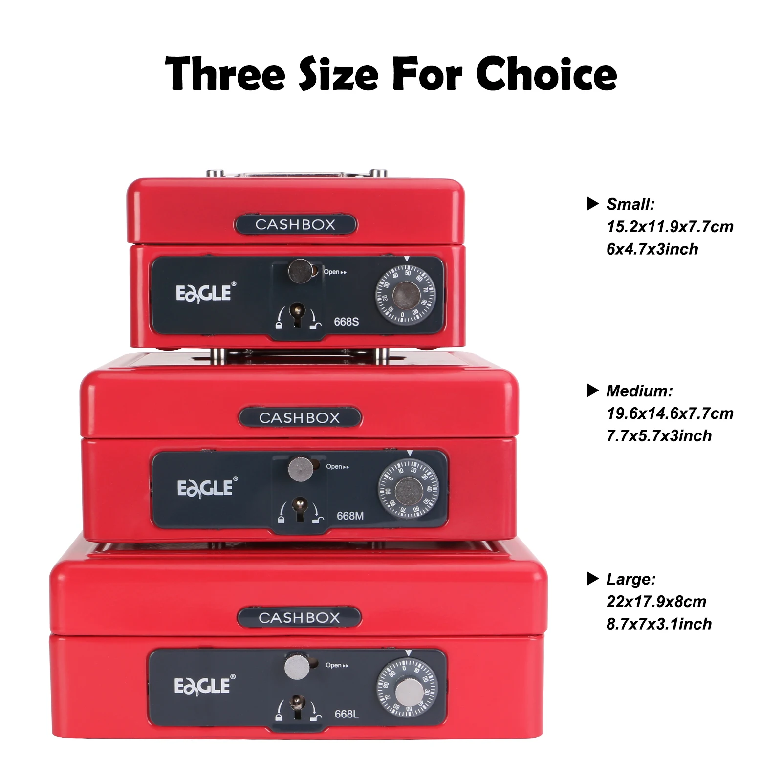 Eagle-Metal-Cash-Box-Key-Number-Lock-Mechanism-Double-Safety-Guaranteed ...