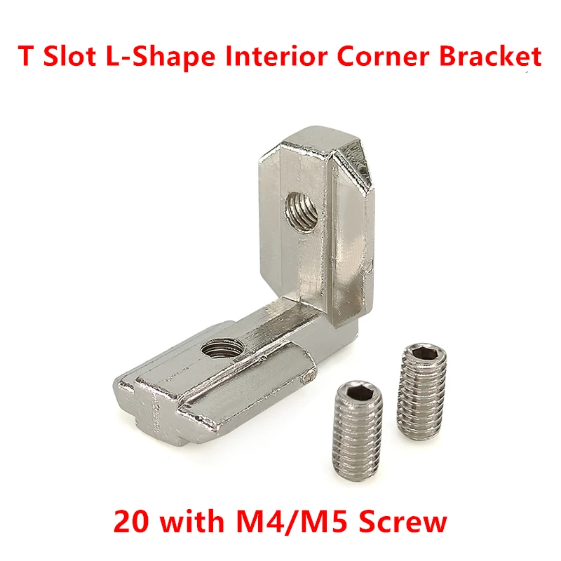 5pcs-T-Slot-L-Shape-Aluminum-Profile-Interior-Corner-Joint-Bracket-for ...