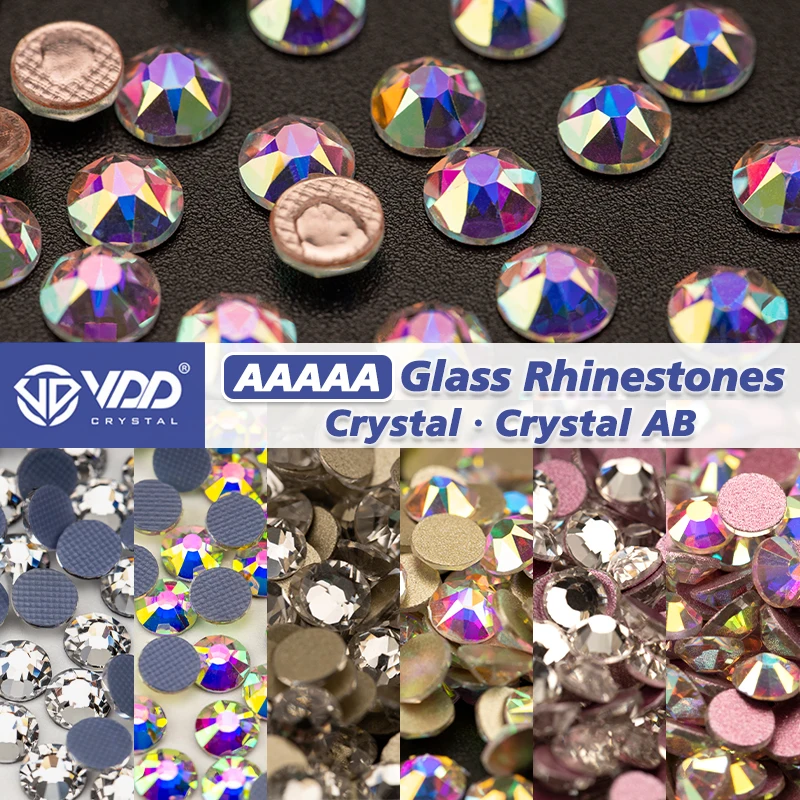 VDD-AAAAA-High-Quality-Glass-Rhinestones-Crystal-AB-Flatback-Glitter ...