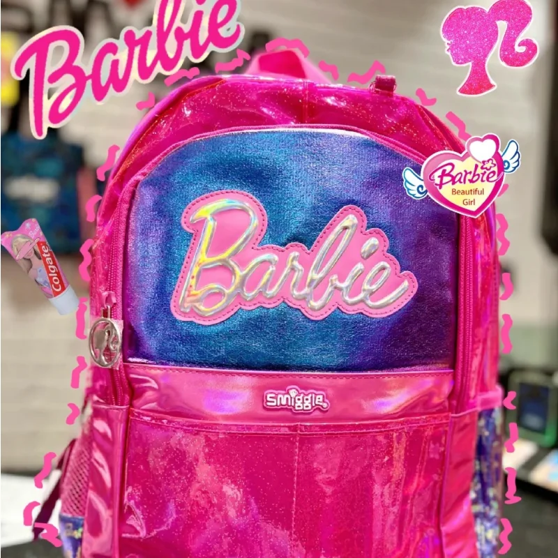Barbie-Smiggle-Backpack-For-Children-Barbie-Princess-Kids-Bags-Student ...
