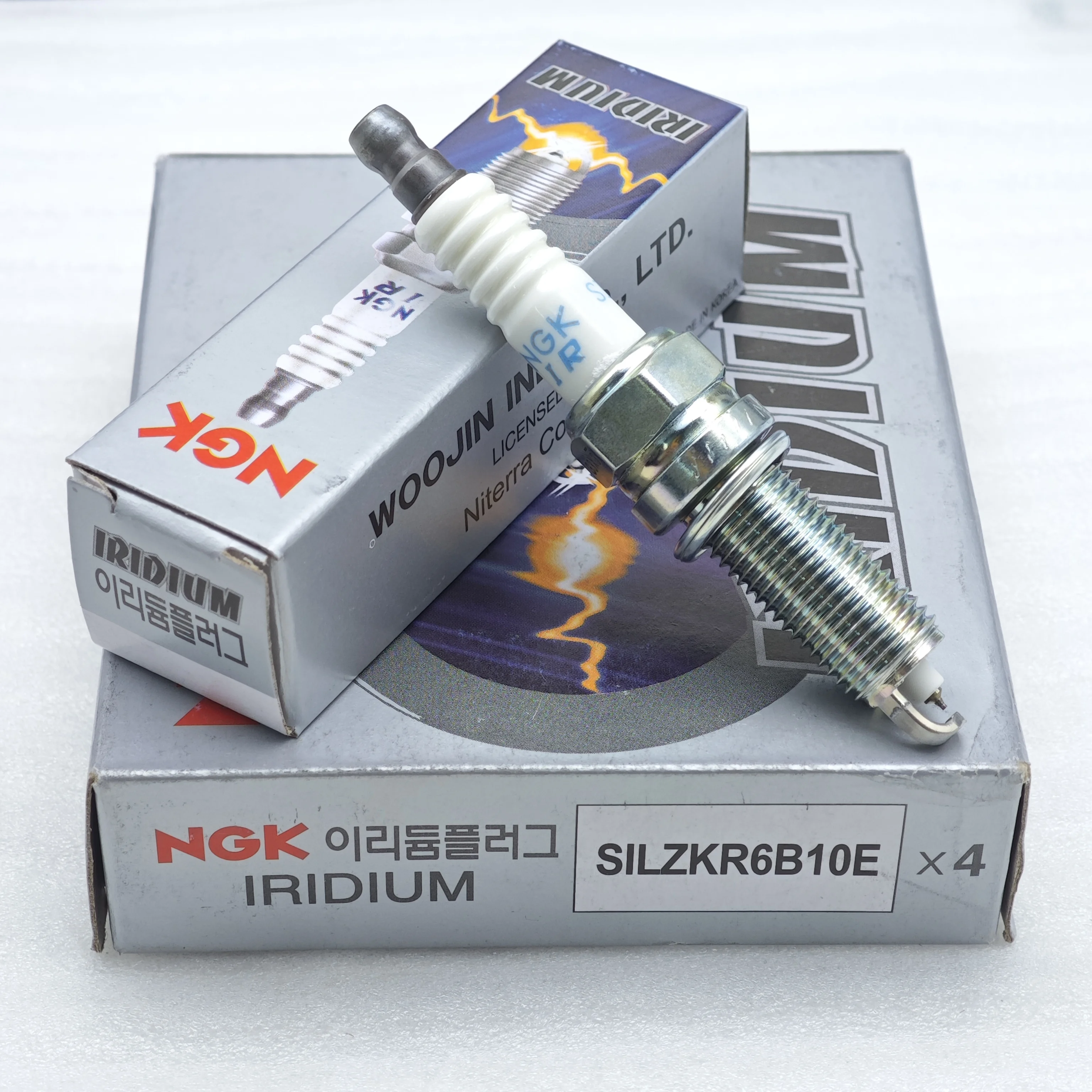 3pcs 4pcs NGK Iridium Spark Plug SILZKR6B10E 93815 OEM 18846-10060 ...